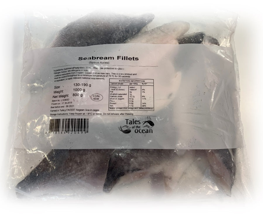 SEA BREAM FILLETS – Westminster Meat Market Ltd